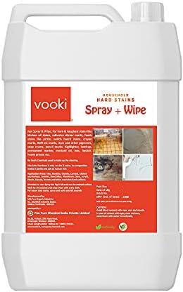 Vooki Ecofriendly Tough Lime Scale Hard Water Stain Remover, Spray and ...