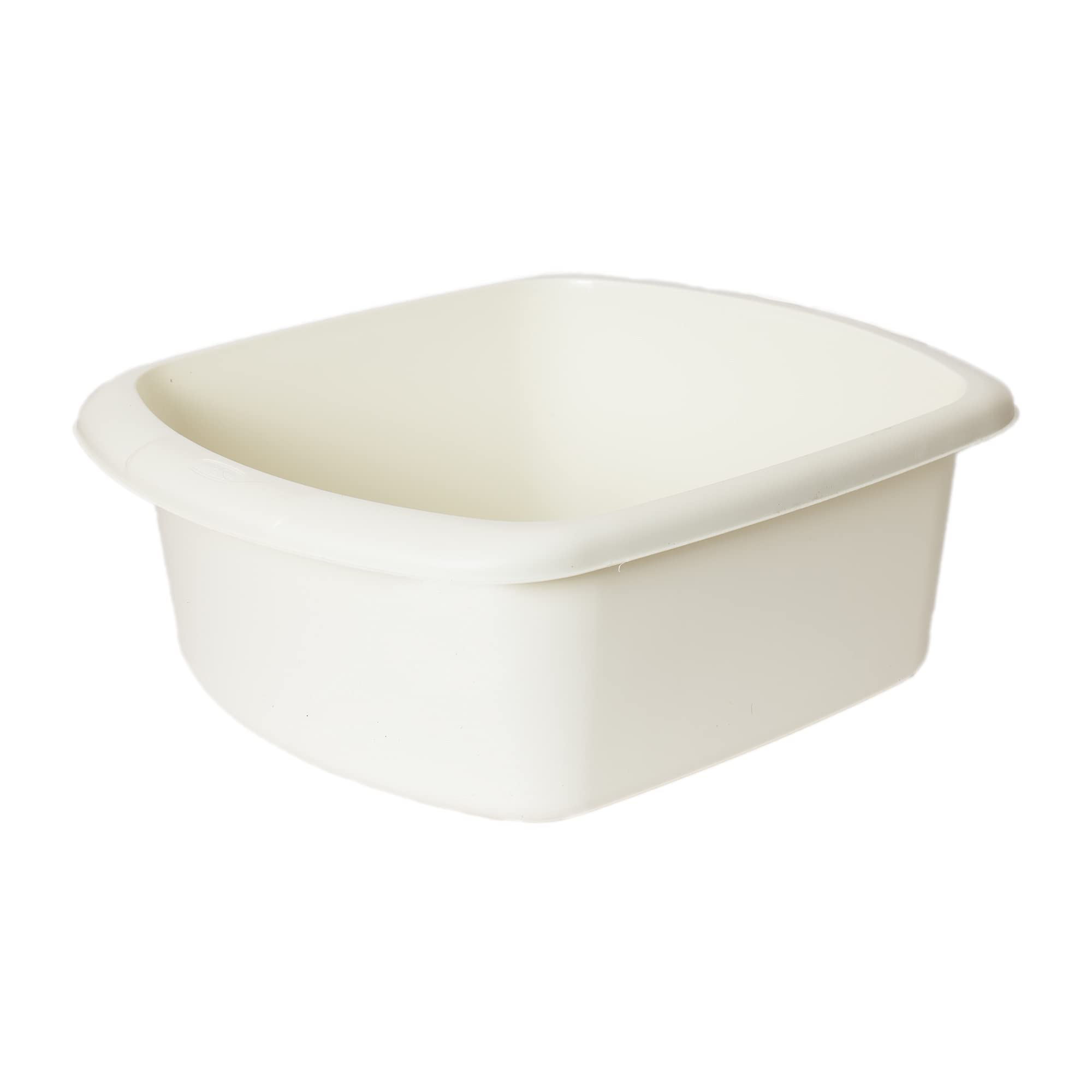 VR7 Plastic Washing Up Bowl Rectangular Cream Washing Bowl for Sink ...