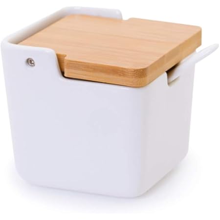 Amazon.com: ZERO JAPAN Salt Box - White - 15oz / 420ml Made in Japan ...
