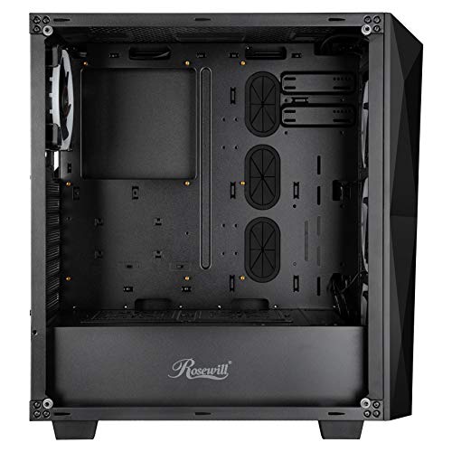 Rosewill ATX Mid Tower Gaming PC Computer Case with Tempered Glass ...