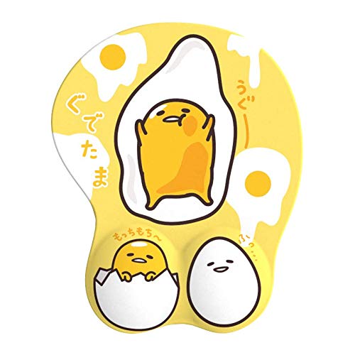 LIEBIRD Gudetama The Lazy Egg Ergonomic Mouse Pad With Wrist Support ...