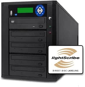 Amazon.com: Spartan Duo Light-Scribe 4 Target DVD/CD Tower Duplicaotor ...