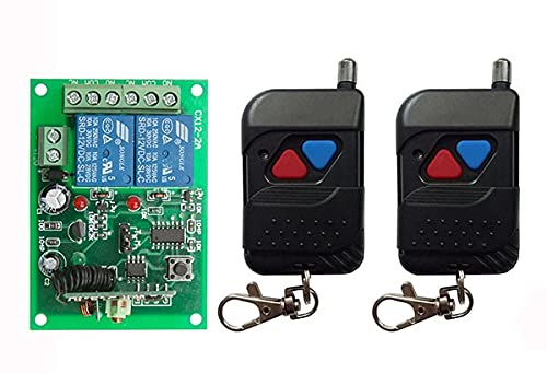 315MHz/433MHZ Universal Wireless Remote Control Switch DC 12V 24V 2CH 2 ...