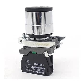 XB4-BG21 220V Electrical Switch,Keylock Momentary Push Button Switch 2 Position with Key: Amazon ...