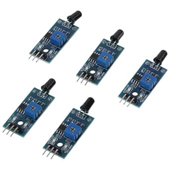 SHUATI 5Ppcs LM393 Fire Source Detection Module, 3.3V-5V Detector ...