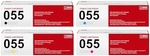 Amazon.com: 055H High Capacity 055 Toner Cartridge Set Compatible for ...