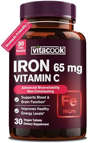 Amazon.com: Vitacook Iron Supplement for Women Men | High Potency Iron ...