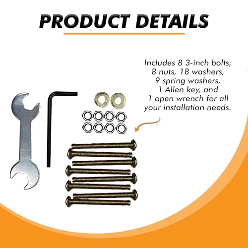 Snapklik.com : 42 Pcs Bed Frame Hardware Set - Heavy Duty Hardware For ...