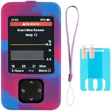 Amazon.com: Swiatla Dexcom G7 Receiver Case with Wrist Lanyard and 2PCS ...