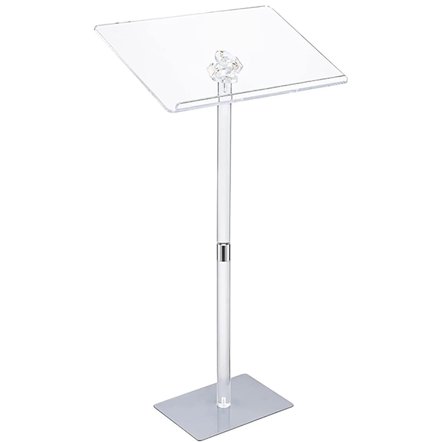 Lecterns UK BEQUZON Portable Adjustable Height Floor Lectern Podium ...