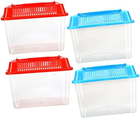 Amazon.com : HAPINARY 4pcs Portable Handheld Fish Tank Transparent ...