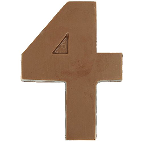 Amazon.com : Philadelphia Candies Solid Milk Chocolate Number 4, 1.75 ...