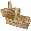 Amazon.com: Farm Stand Nesting Produce Baskets with Handles, Natural ...
