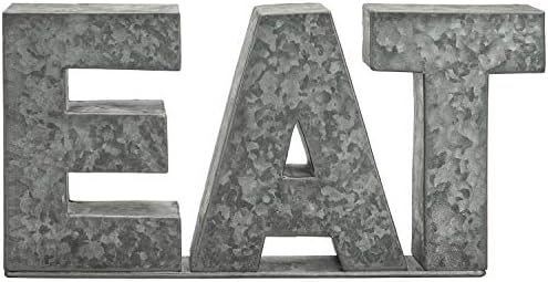 Amazon.com: MyGift Hanging Wall Decor EAT Sign, Decorative Tabletop ...