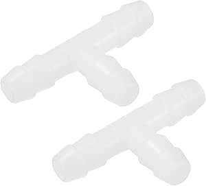 Amazon.com: MECCANIXITY Tee Fitting Plastic Barb 3 Way Equal T Shaped ...