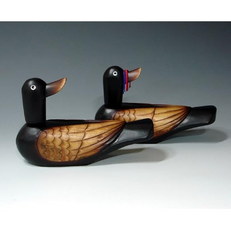Korean wooden wedding ducks | Beachweddingtips.com