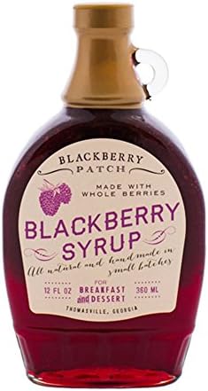 Amazon.com: BLACKBERRY PATCH Whole Blackberry Syrup, 12 FZ : Grocery ...