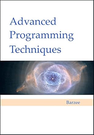 Advanced Programming Techniques , Barzee, Rex A., eBook - Amazon.com