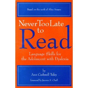 Never Too Late to Read : Language Skills for the Adolescent With ...