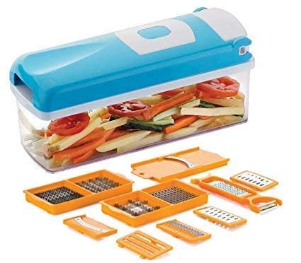 Buy Rudra 12 in 1 Fruit & Vegetable Graters, Slicer, Chipser, Dicer ...