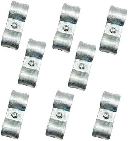 Amazon.com: FenceScreen 1-3/8" Black Powder Coated Galvanized Steel ...