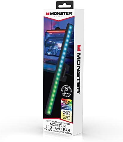 Amazon.com: Monster Multicolor LED Light Bar, Works With Laptop/Desktop ...