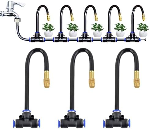 Evona Misting Cooling System (5M), Misting System Kit, Patio Garden ...