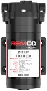 Amazon.com: Smv Industries 3323-1E1-82B-SB 2.0gpm 12v Remo Pump ...