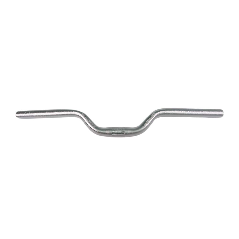 UPANBIKE Bike Riser Handlebar Aluminum Alloy 25.4mm 52cm for Fixed Gear Bike Road Bicycle(Silver)