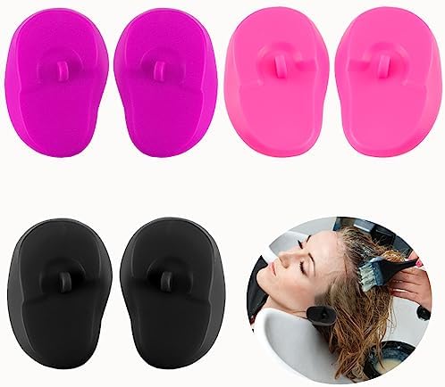 Amazon.com : FERCAISH 6 Pcs Silicone Hair Dye Ear Covers, Waterproof ...