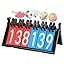 WishesMar Portable Flip Scoreboard 6 Digit Tabletop Score Board Flipper ...