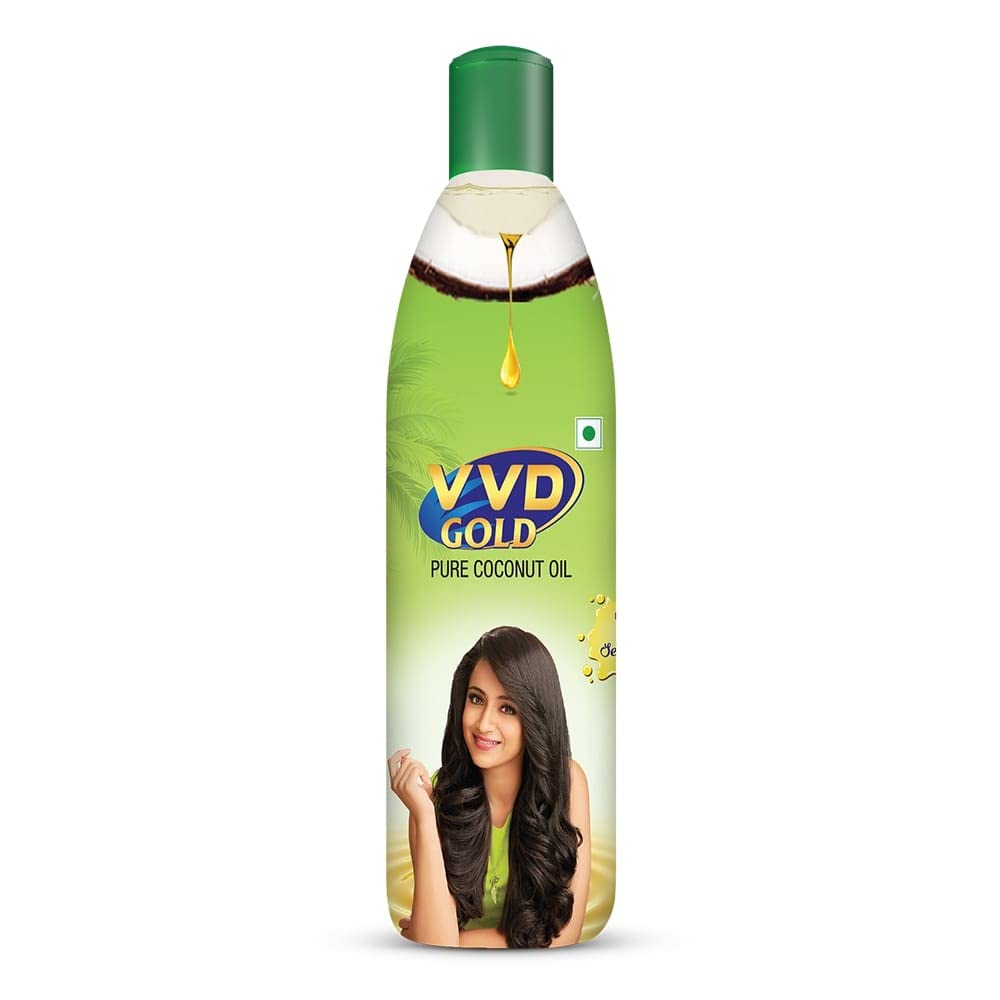 VVD Gold Pure Coconut Oil - 500ml Bottle | For nourishing Hair Care and ...