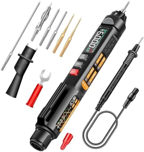 Serplex® Pen Type Digital Multimeter with Voice Broadcast, 6000 Counts ...