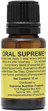 Amazon.com: Supreme Nutrition Oral Supreme - Essential Oil Blend, 15 ml ...