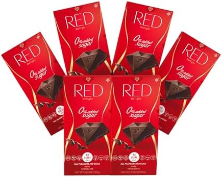 Amazon.com: RED Delight Dark Chocolate Bar Variety Pack, Made with No ...