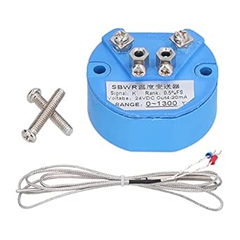 Temperature Sensor Transmitter, Flame?Retardant ABS Shell K Type Stable Performance Temperature ...