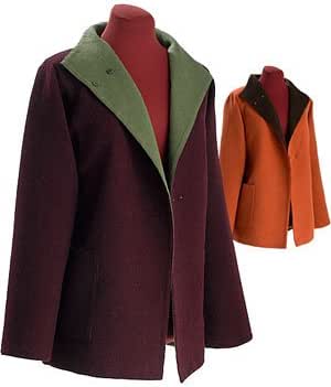 Amazon.com: Beyond Threads Contrast Color Coat medium : Clothing, Shoes ...