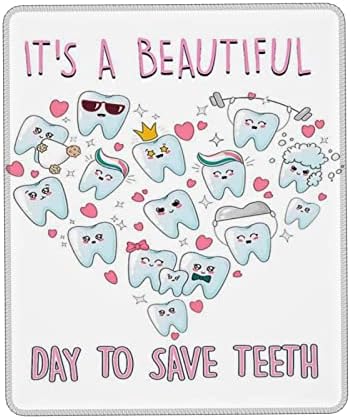 Amazon.com: Emvency Mouse Pads Pink Education Tooth Chart Number ...