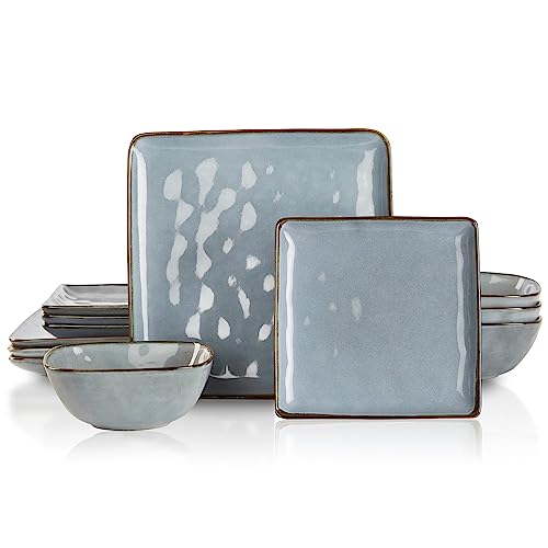 Top 10 Best Blue Square Dinnerware Sets : Reviews & Buying Guide - Katynel