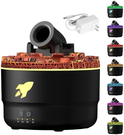 Amazon.com: Canon Humidifier, 7 Colors LED Mini Cannon Diffuser Silent ...