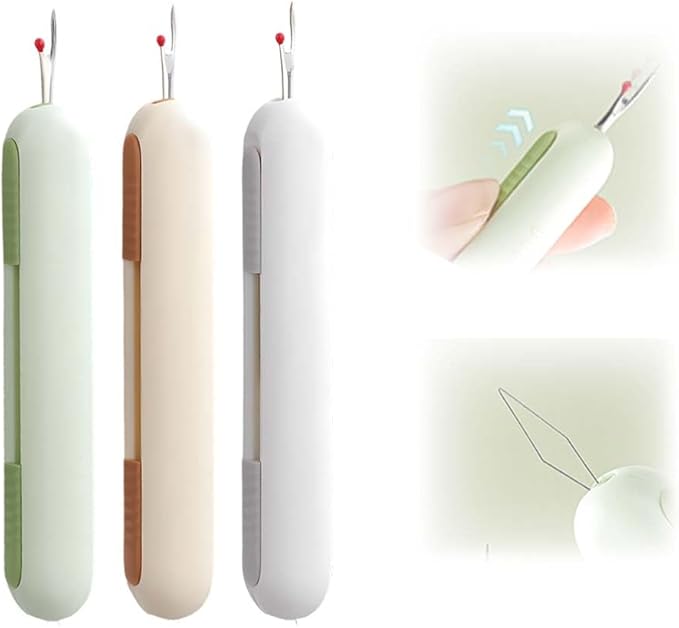 Amazon.com: 2 in 1 Needle Threader Seam Ripper, Upgraded Sewing Kit ...