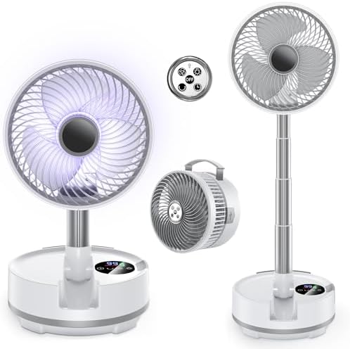 Amazon.com: VENTY Portable Fan - Wireless Battery Operated Fan, 48HR ...