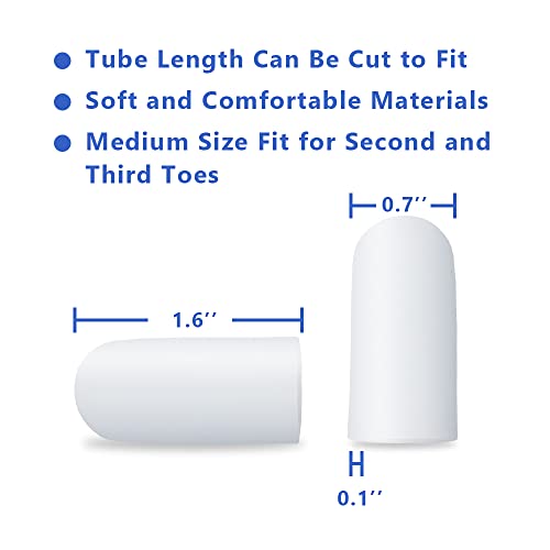 Snapklik.com : Gel Toe Protectors, 14 Packs Of Silicone Toe Covers For ...