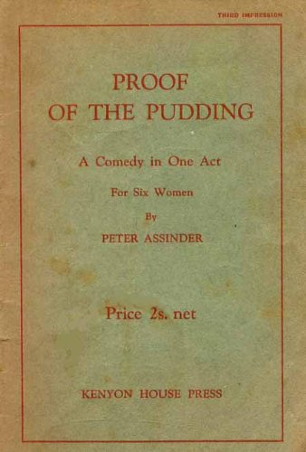 Proof of Pudding: Play: 9780715500170: Amazon.com: Books