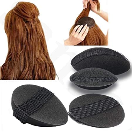 NANDANA COLLECTIONS Hair Puff Set of 2 Puff Maker Tool Oval Shape Hair ...