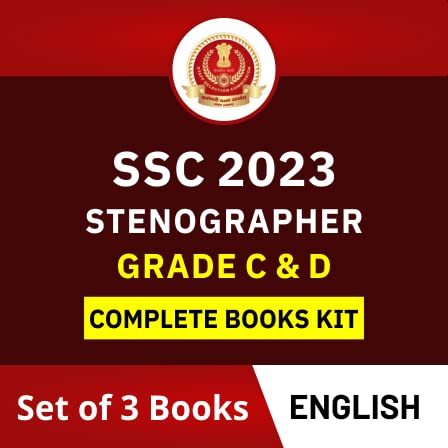 Buy SSC Stenographer Grade C & D 2023 Complete Books Kit(English ...
