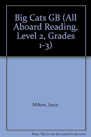 Buy Big Cats GB (All Aboard Reading, Level 2, Grades 1-3) Book Online at Low Prices in India ...