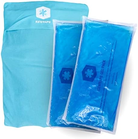 Amazon.com: ICEWRAPS Extra Large 6”x12” Reusable Gel Ice Packs and ...
