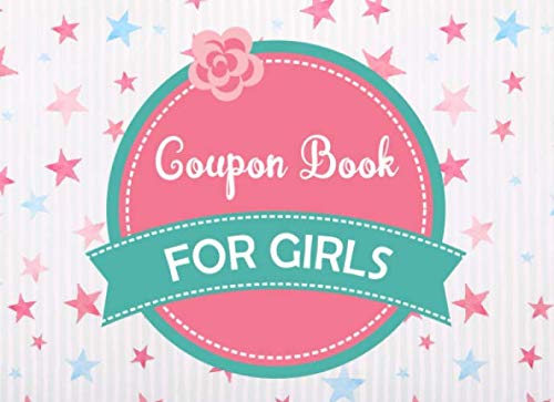 Coupon Book for Girls: 30 DIY Blank Fillable Voucher Template Coupon ...