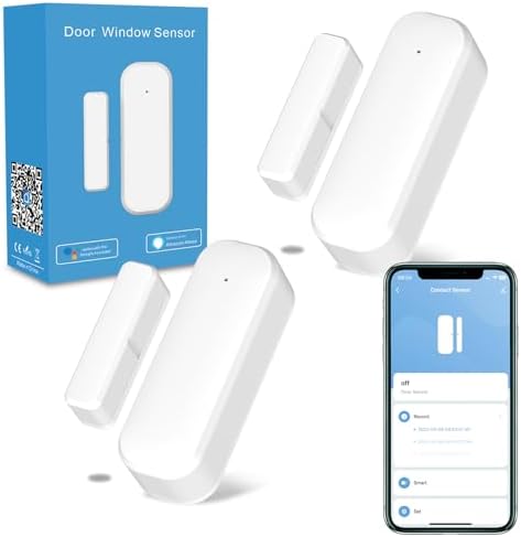 Amazon.com: XFOX Smart WiFi Door Sensor, No Hub Required, Wireless ...